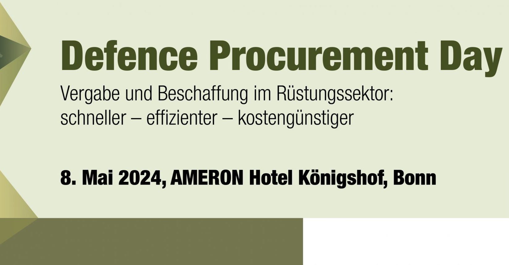 Defence Procurement Day - Berlin Security Conference